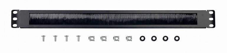 XPert-Gembird Cable Entry Brush for 19'' rack, 1U size 19A-BRUSH-02