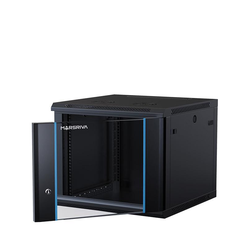 Marsriva WS6606 Wall-Mount Cabinet 600*600*6U 1x Shelf 1xFan-Xpert.mt