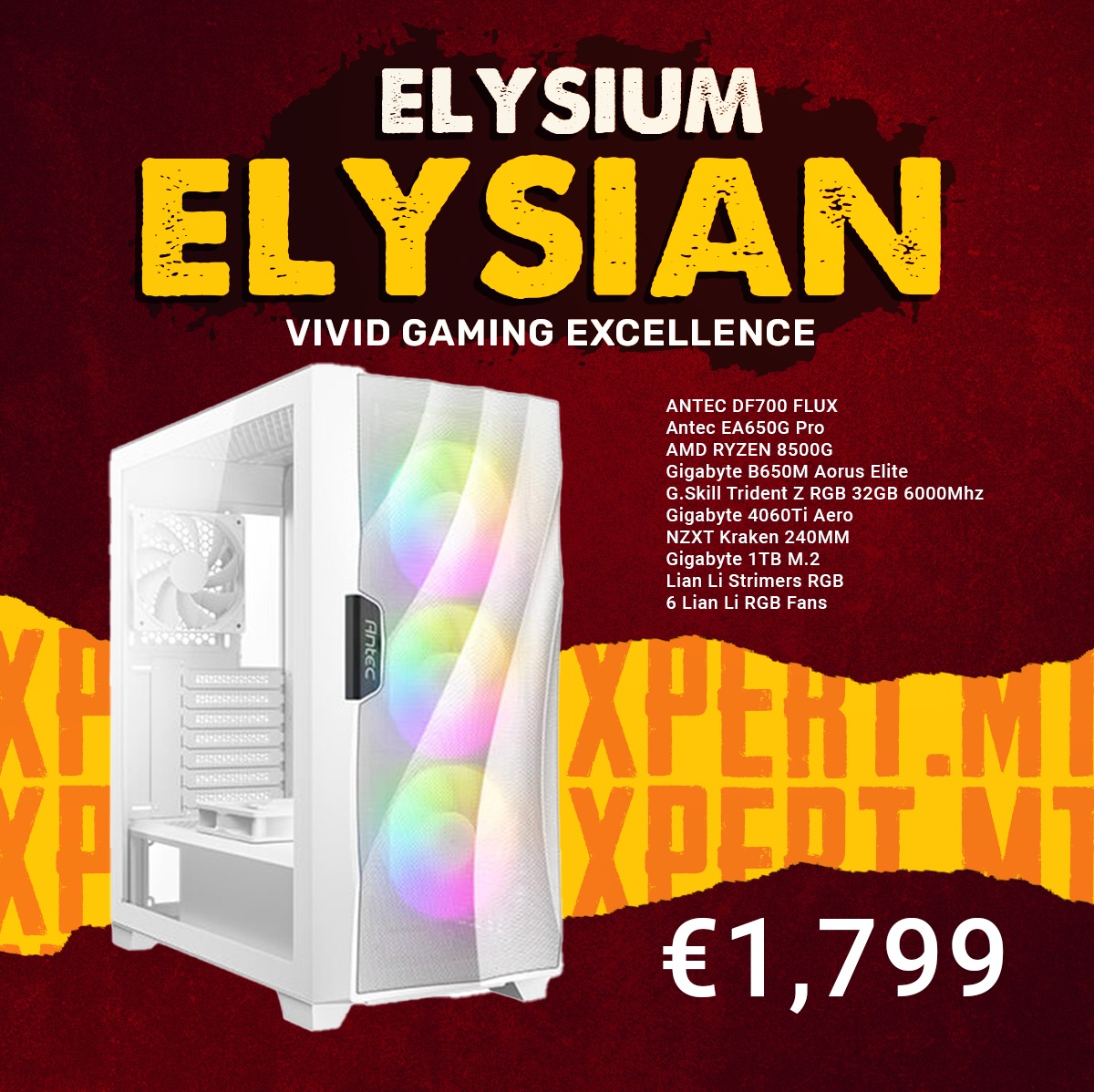 XPert-ELYSIUM Elysian Tower Series - Gaming PC System