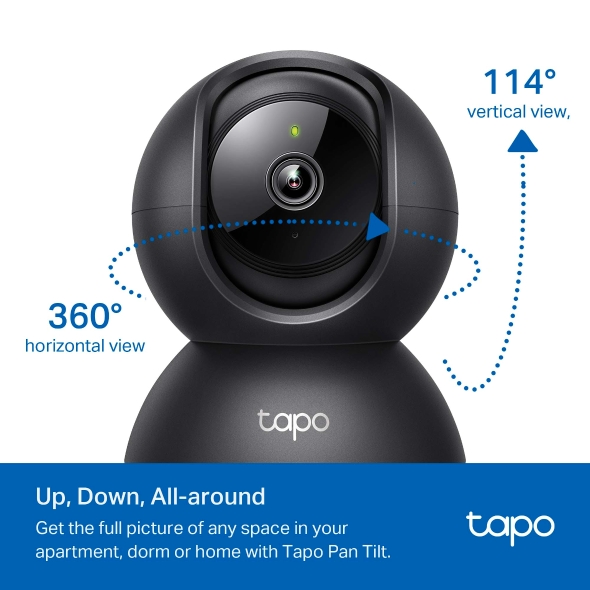 XPert-TP-Link Tapo C201 Pan/Tilt Home Security Wi-Fi Camera