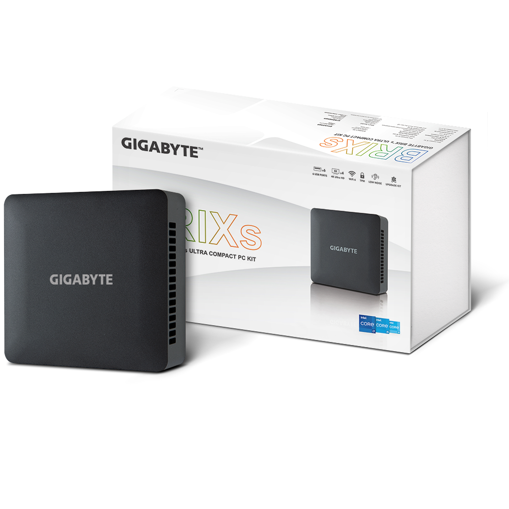 XPert-Gigabyte Brix-Mini-PC Barebone i5-1335U GB-BRi5H-1335-BWEK